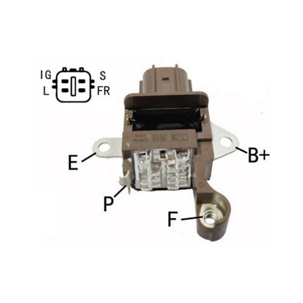 DENSO Car Alternator Regulator 1266003231 14.1V B-Circuit - Aohui Autoparts